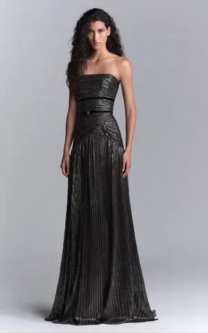 Elie Saab Draped Sequin Gown