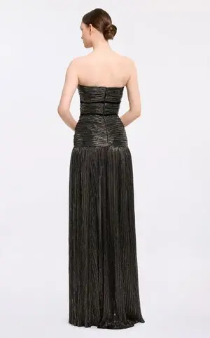 Elie Saab Draped Sequin Gown