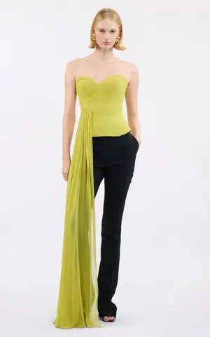 Elie Saab Mid-rise Straight-leg Envers Silk Pants - Black