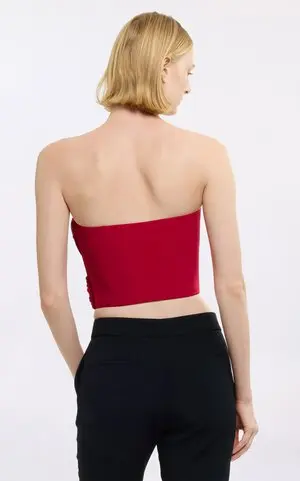Elie Saab Asymmetrical Draped Corset