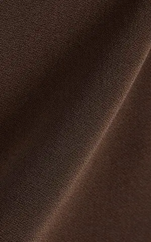 BIRROT Exclusive Lay3 Crepe Mini Skirt - Brown