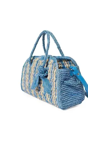 Jacquemus Le Petit Turismo Raphia Leather Bag