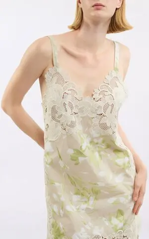 Elie Saab Lace-insert Mini Dress