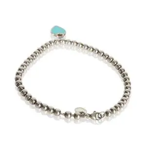 Tiffany & Co. Sterling Silver Diamond Return To Bracelet