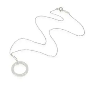 Tiffany & Co. Sterling Silver 1837 Circle Pendant