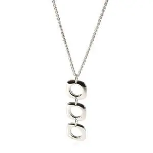 Tiffany & Co. Sterling Silver Square Cushion Pendant - Sterling_silver
