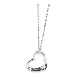 Tiffany & Co. Sterling Silver Vintage Elsa Peretti Open Heart Pendant - Sterling_silver