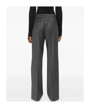 BERWICH Pleated Wool Trousers