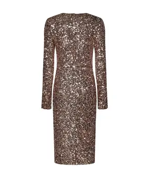 Dolce & Gabbana Dolce Gabbana Sequin Embellished Midi Dress