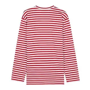 Play Comme Des Garcon Striped Long Sleeve T-shirt