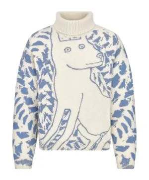 Dior And Hylton Nel Turtleneck Sweater - White