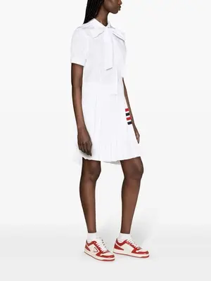 Thom Browne Short-sleeved Bow Detail Top