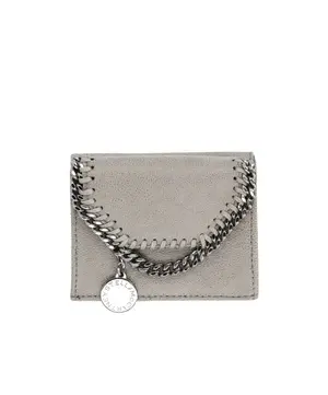Stella McCartney Falabella Tri-fold Wallet - Grey