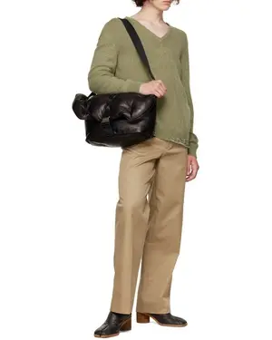 MAISON MARGIELA Quilted Buckle Shoulder Bag