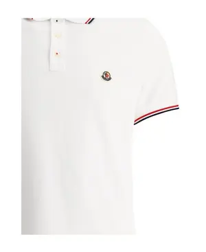Moncler Lapel Short-sleeved Polo Shirt