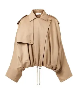 Gabriela Hearst Cotton Twill Trench Jacket
