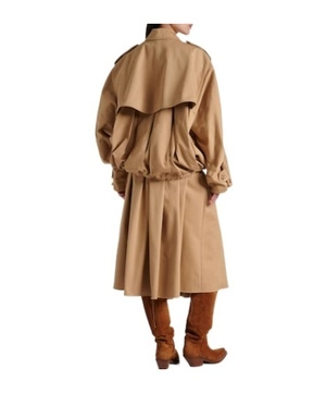 Gabriela Hearst Cotton Twill Trench Jacket