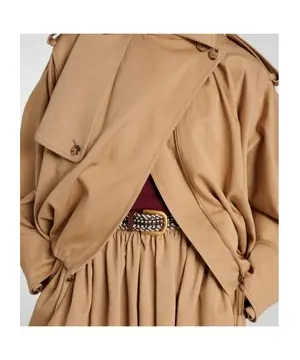 Gabriela Hearst Cotton Twill Trench Jacket