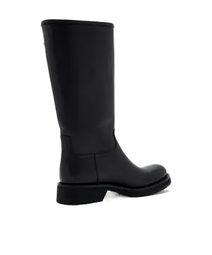 Gucci Biker Boots With Web Detailing - No