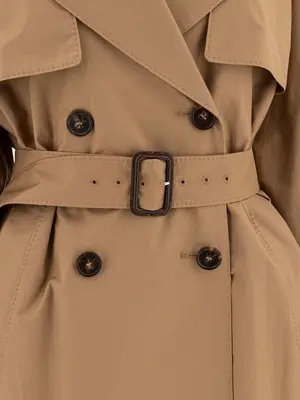 Max Mara Double-breasted Belted Trench Coat