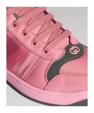 Gucci Screener Sneakers With Double G Rubber Insert - Pink