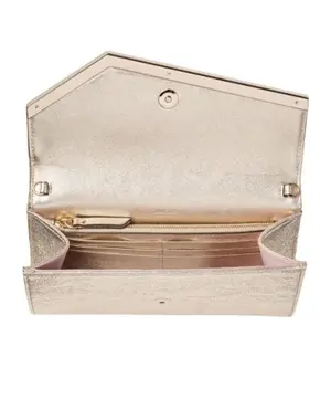 JIMMY CHOO Platinum Ice Brilliance Fabric Clutch Bag