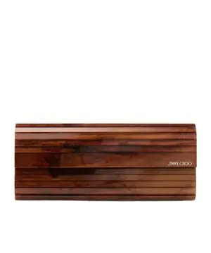 JIMMY CHOO Toffee Marble Effect Acrylic - Brown