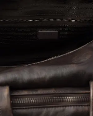 Prada Nappa Leather Duffel Bag