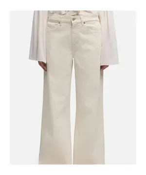 7 For All Mankind High-waisted Wide-leg Jeans - No