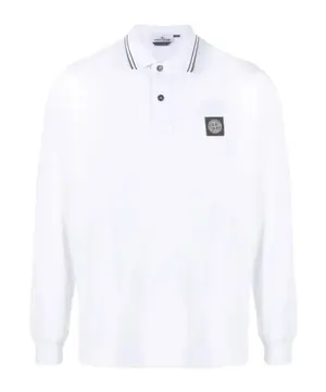 Stone Island Long-sleeved Polo Shirt