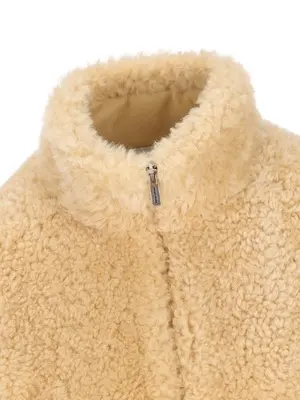 Miu Miu Shearling Zip-up Jacket