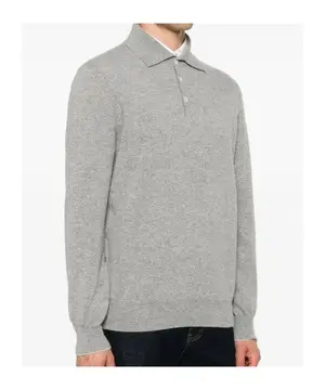 Brunello Cucinelli Long-sleeve Polo Shirt