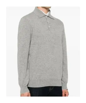 Brunello Cucinelli Long-sleeve Polo Shirt - No