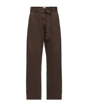 Magda Butrym Denim Low-rise Belted Trousers