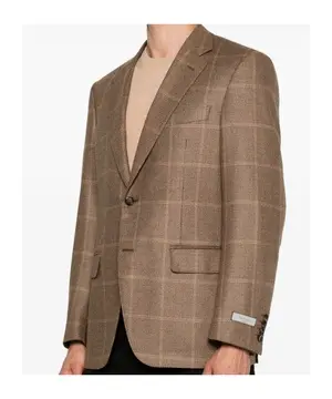 Canali Check-pattern Single-breasted Jacket