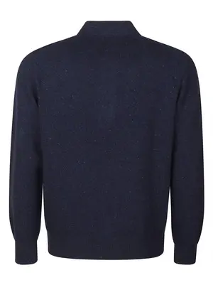 Eleventy Long-sleeved Polo Shirt