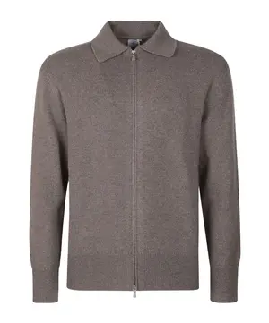Eleventy Long-sleeve Zip-fastening Cardigan