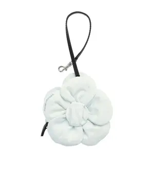 Marc Jacobs Bag Charm Pretzel Flower Charm - White