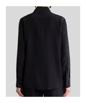Etro Silk Shirt With Placed Front Print