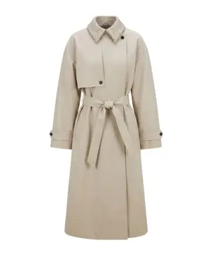 Bottega Veneta Belted Waist Trench Coat - Nude