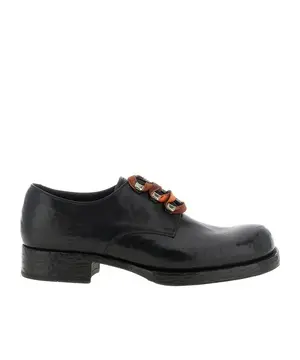 Prada Round-toe Loafers - Black