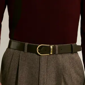 Montblanc Horseshoe 35 Mm Reversible Belt In Meisterstück Leather