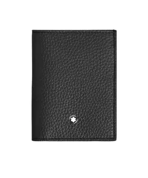 Montblanc Mini Wallet 4cc In Grain Leather