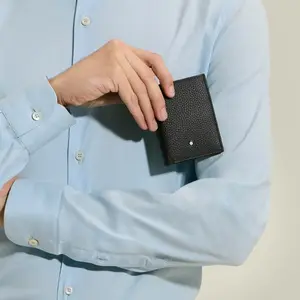 Montblanc Mini Wallet 4cc In Grain Leather
