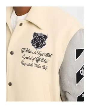 Off-White Long-sleeved Casual Jacket