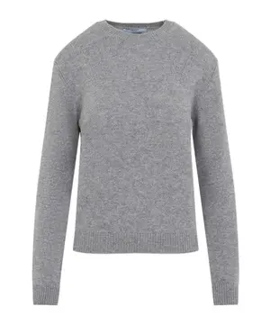 Prada Long-sleeved Knitwear - Grey