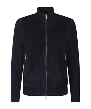 Eleventy Zipper Jacket - Black