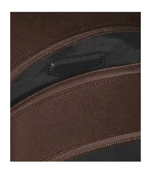 Montblanc Sartorial Leather Medium Backpack With 3 Compartments