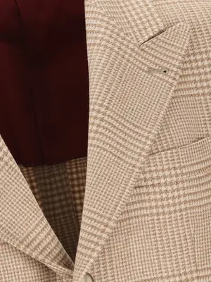 Brunello Cucinelli Lapel Long-sleeved Suit Jacket