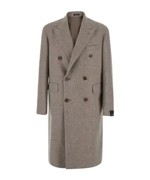Tagliatore Double-breasted Coat - Beige